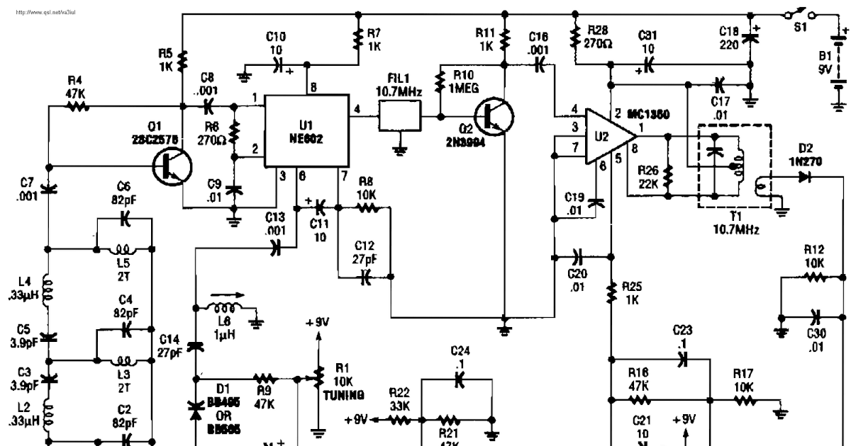 THE RADIO BUILDER: Aircraft Receiver_Direct Conversion_NE602_LM386 ...