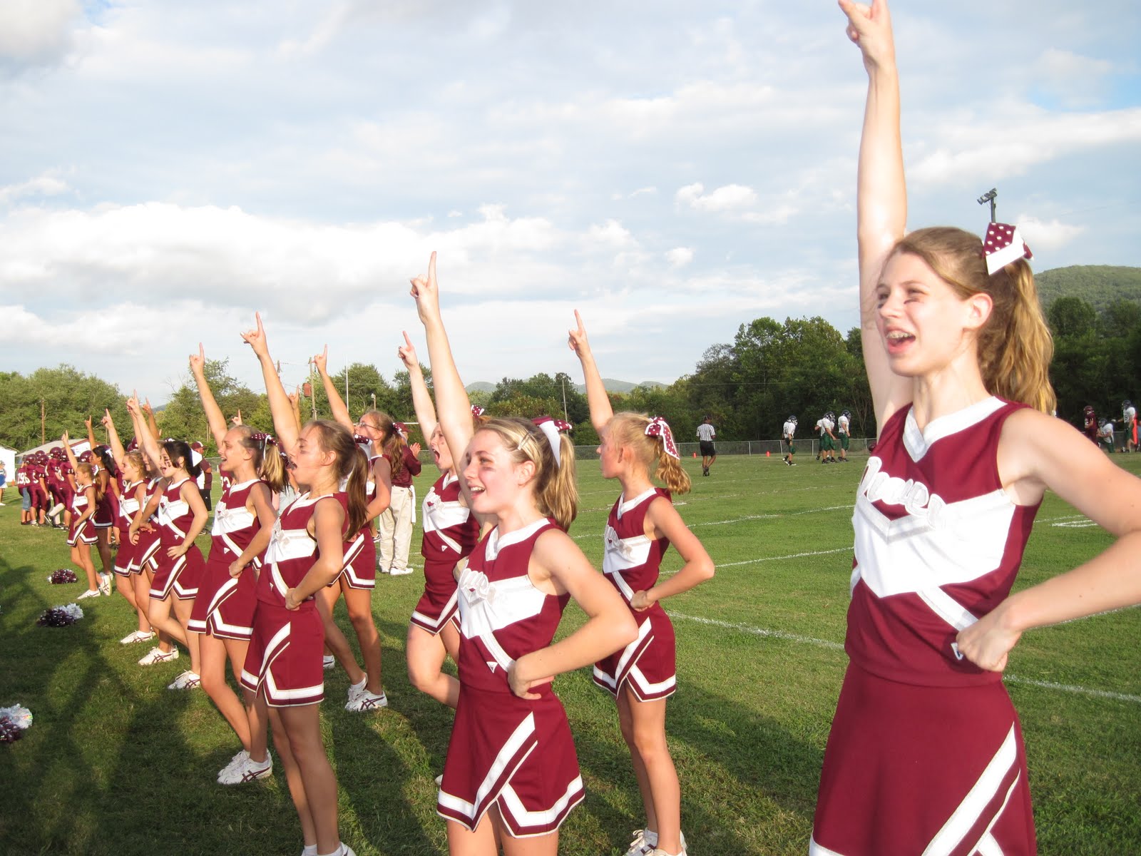 Owen MS Cheer: Starting the new season!
