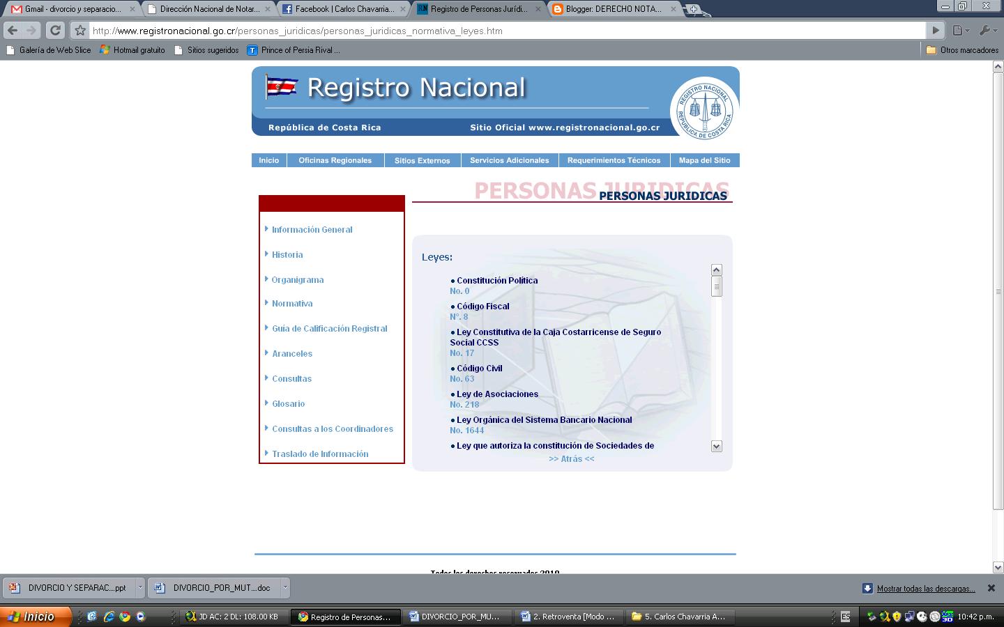 Consultas Digitales Costa Rica: Leyes con Acceso Directo a Sinalevi