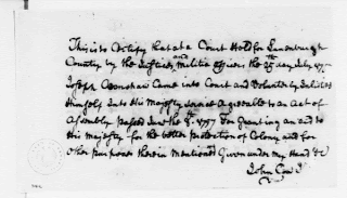 Jan's Family - Past and Present: Joseph Crenshaw - French and Indian War