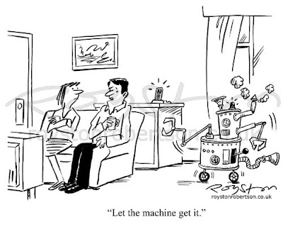 Royston Cartoons: Not Yet Sold: Technology cartoon