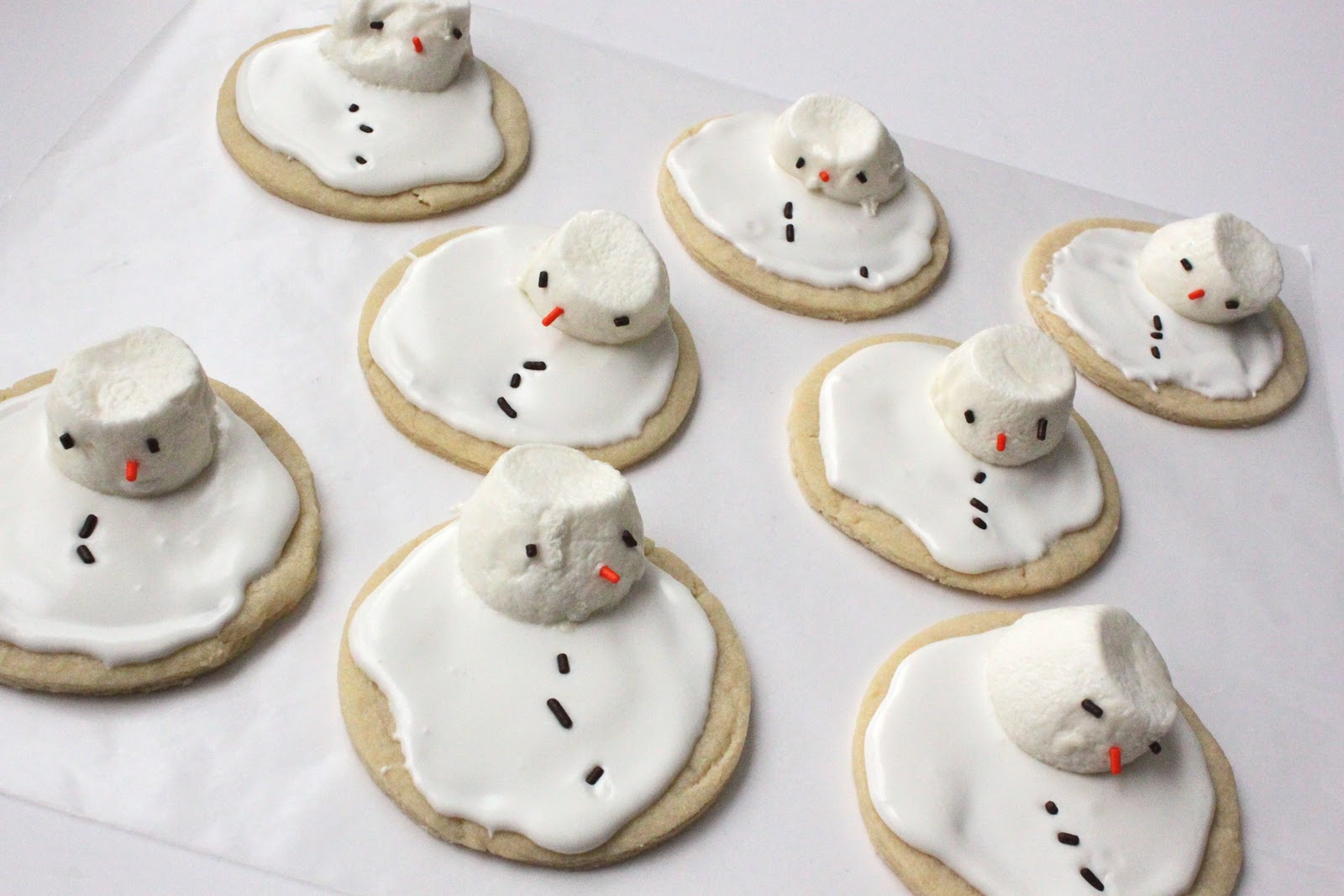 Christmas Traditions: Melted Snowman Sugar Cookies and Sugar Cookie ...