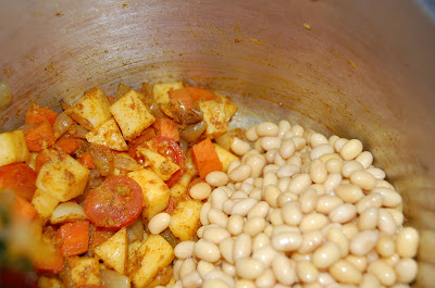 Chef Jeenas food recipes: Jeenas Saturday kitchen recipe: Soy Bean Stew