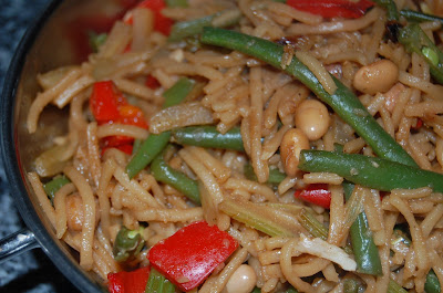 Chef Jeenas food recipes: Quick Spicy Bean Noodles