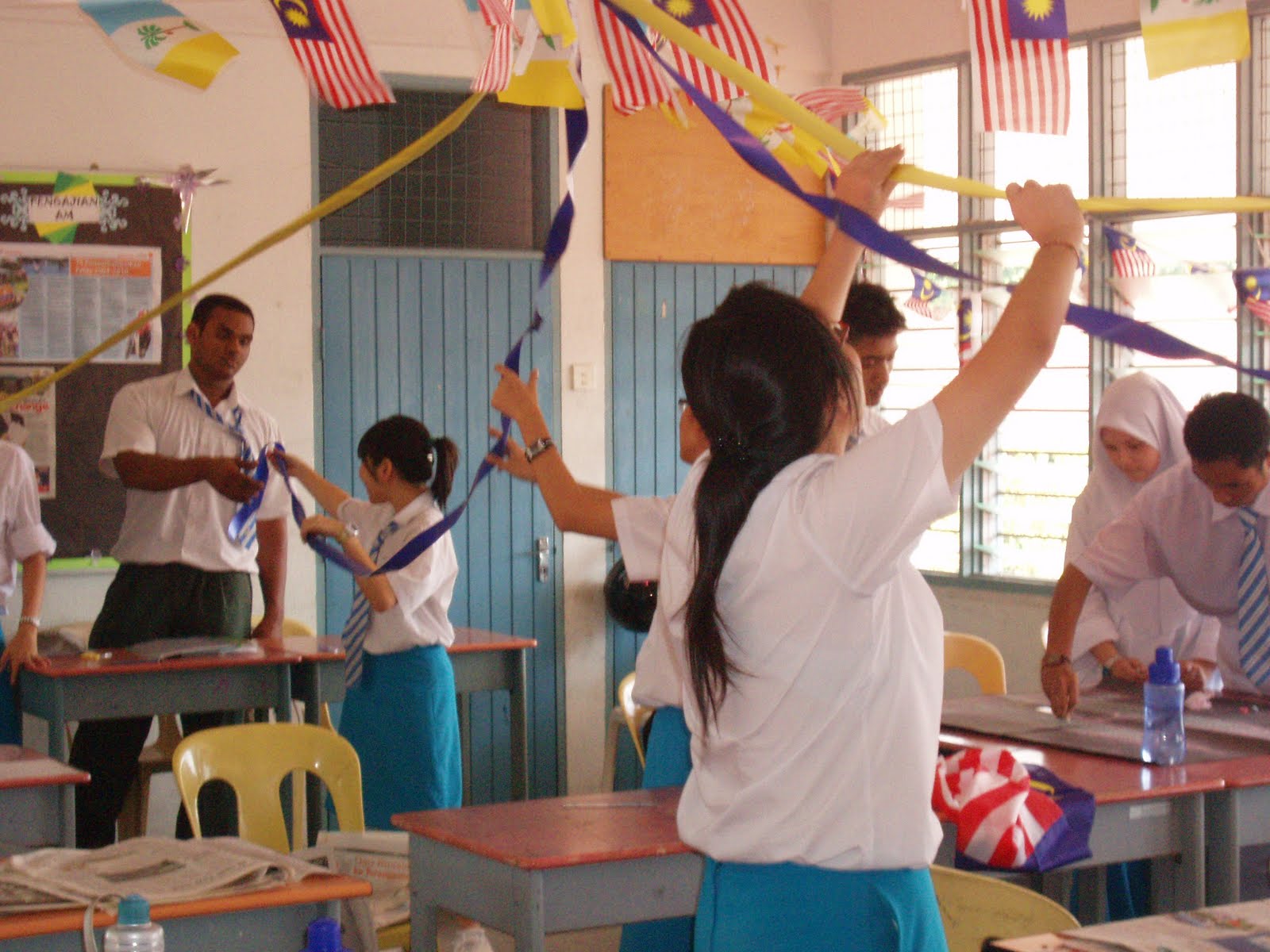 Penang Free School 6R-4/6A-4: MERDEKA decoration!!!!!