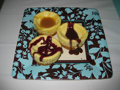 All About Cooking, Food and Stuff: Cheesecake sauce flight....