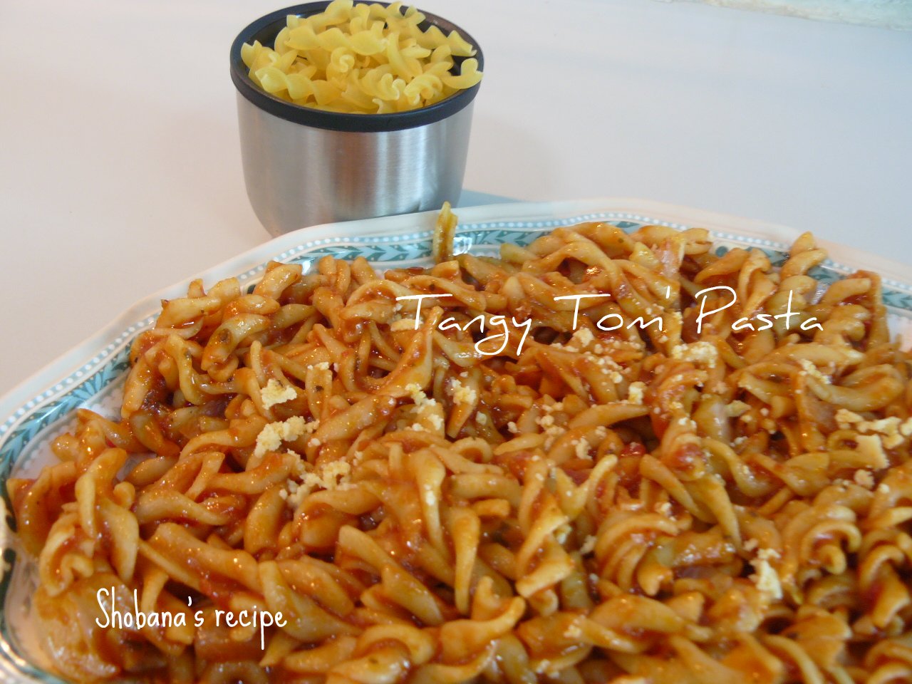 My Cookbook: Tangy Tom' Pasta