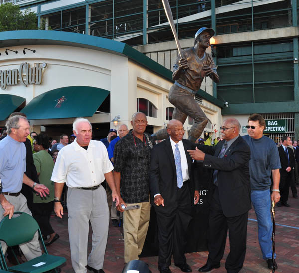 Chicago Cubs Photos: Ron Santo photos from Billy Williams statue ...