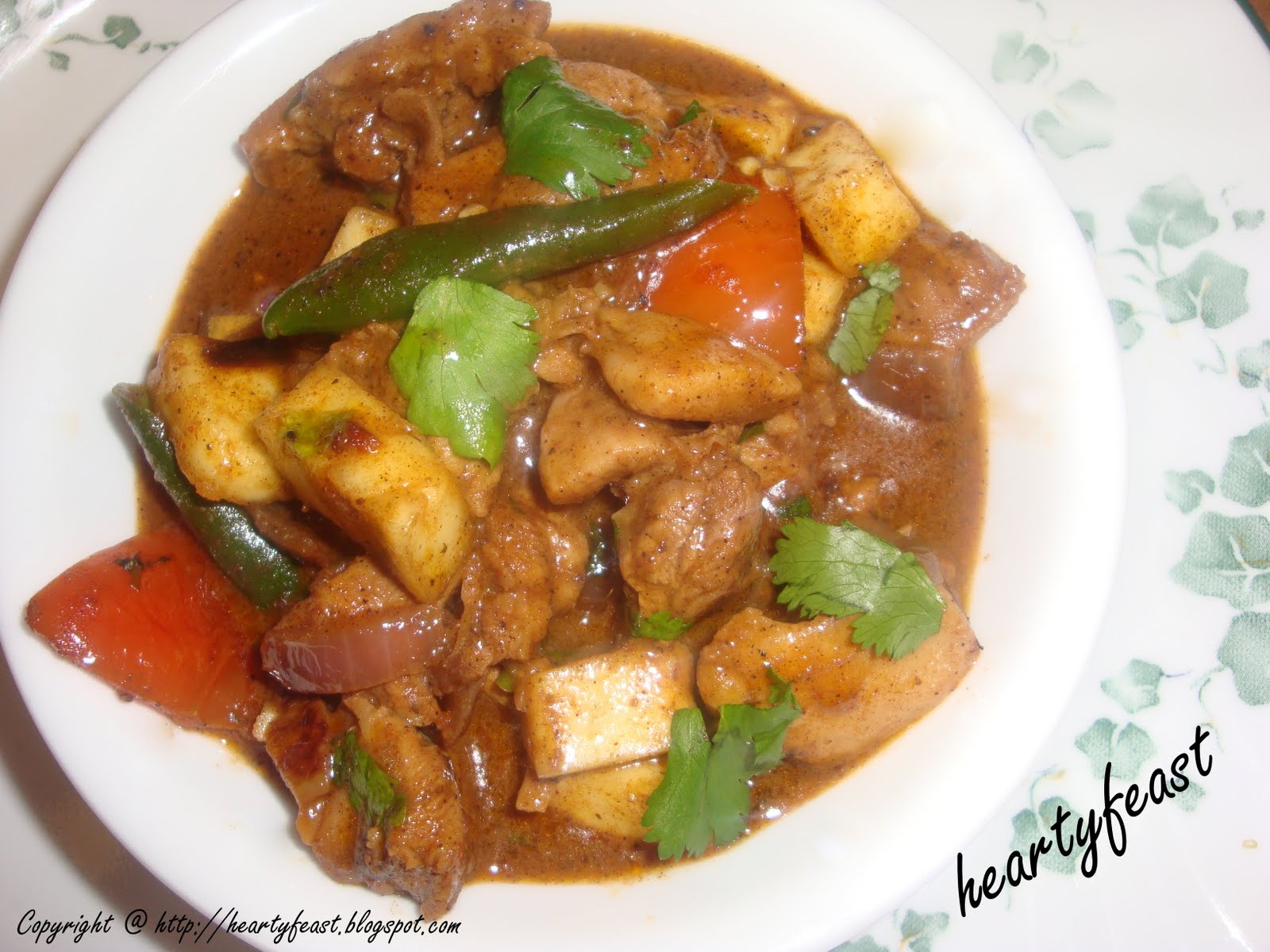 A Feast for the Mind.....Manasinu Oru Sadya: Paneer Chicken Masala