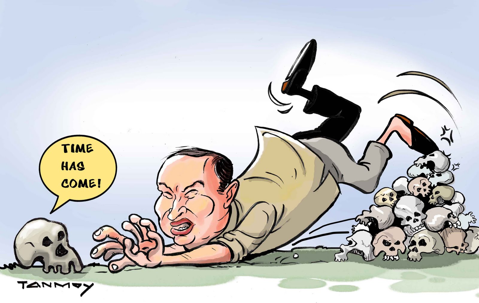 Tanmoy Cartoons: Lead Cartoon on Saka Chaw!