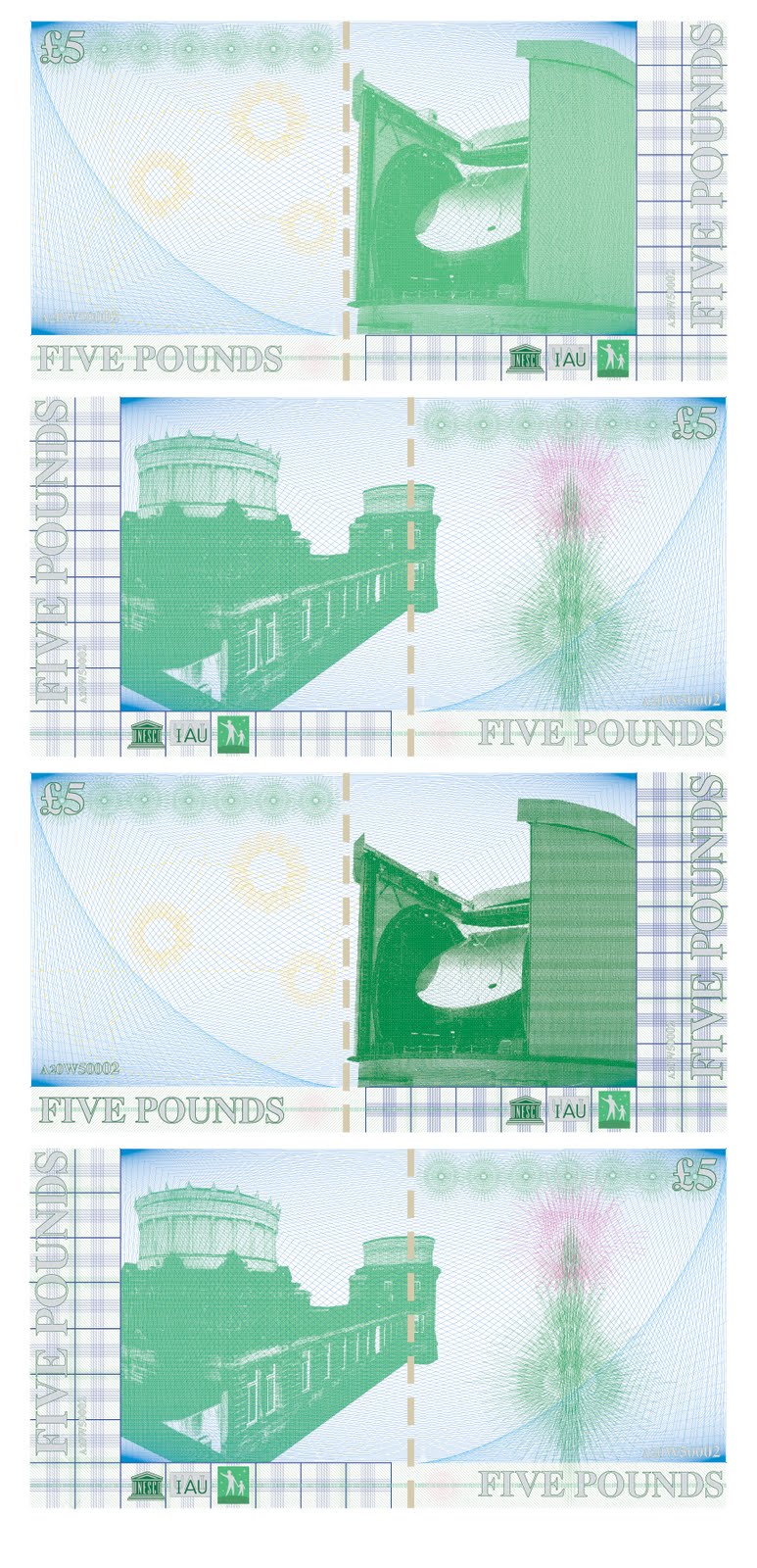 BIT JAX WORX: Scottish 5 Pound Bank Note