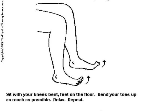 Foot Exercises from ThePhysicalTherapySource.com: Foot - Toe Extension