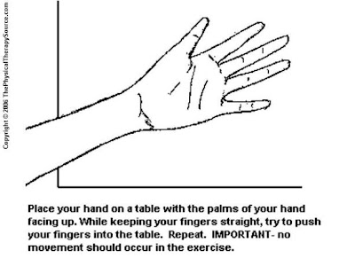 Hand Exercises from ThePhysicalTherapySource.com: Hand - Isometric ...
