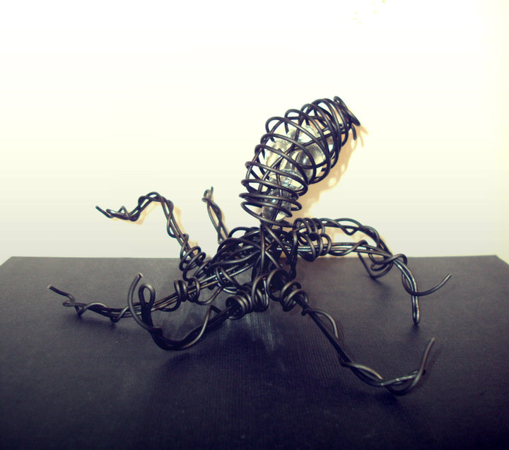 Slow Down and Look at Life: Wire Sculptures: Octopus