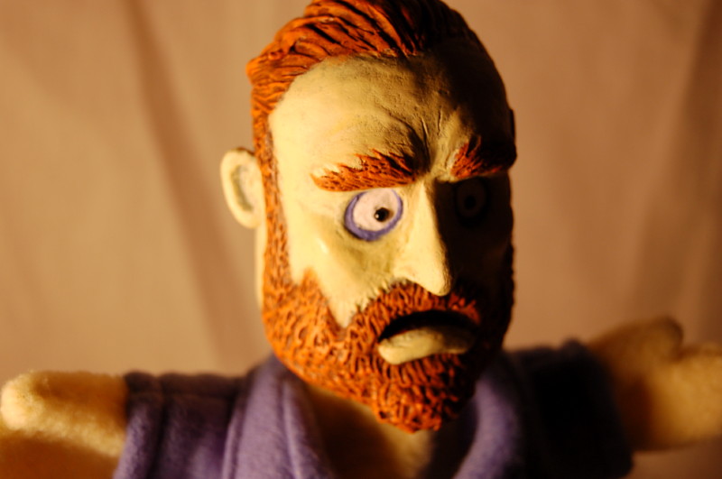 Pezer's Playland: Vincent van Gogh Hand Puppet