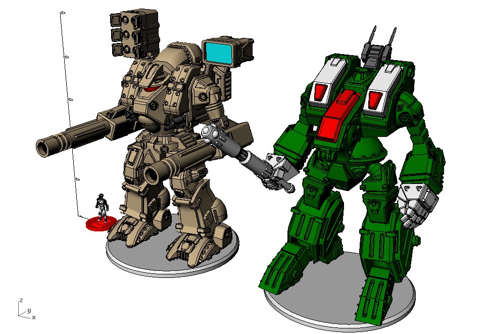 1/100th Scale Destroid Reference, Part 2