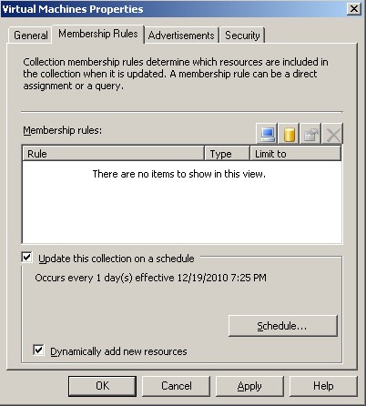 Henk's blog: Configure dynamic collections in ConfigMgr