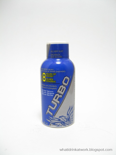 What I Drink At Work: Turbo Wild Berry Blast Energy Shot Review