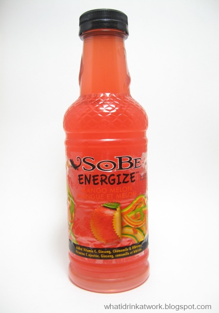 What I Drink At Work: SoBe Energize Mango Melon Review