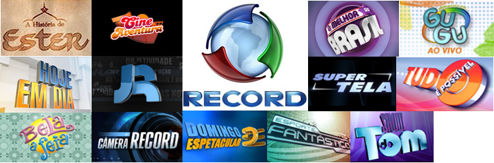 REDE RECORD SUA TV EVOLUIU: Nova Programação Record Segunda-Feira