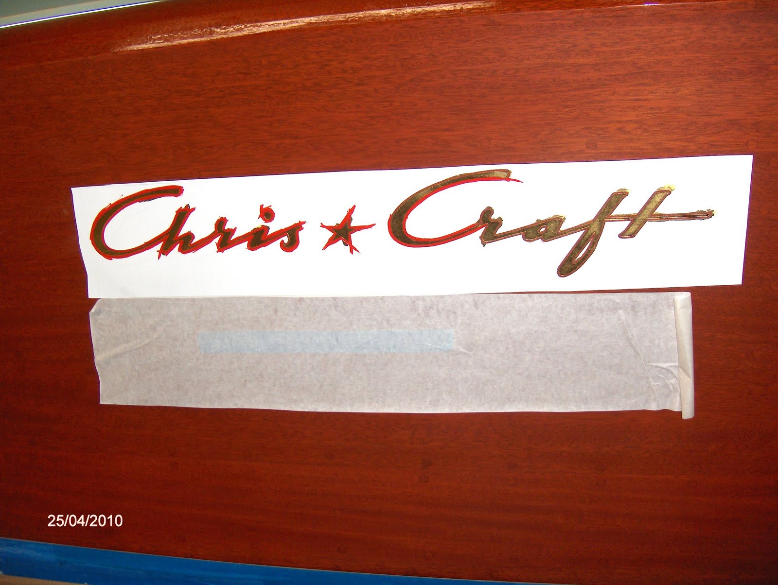 McCall Boat Works: JUSTICE GOLD LEAF LETTERING & Noel Weber