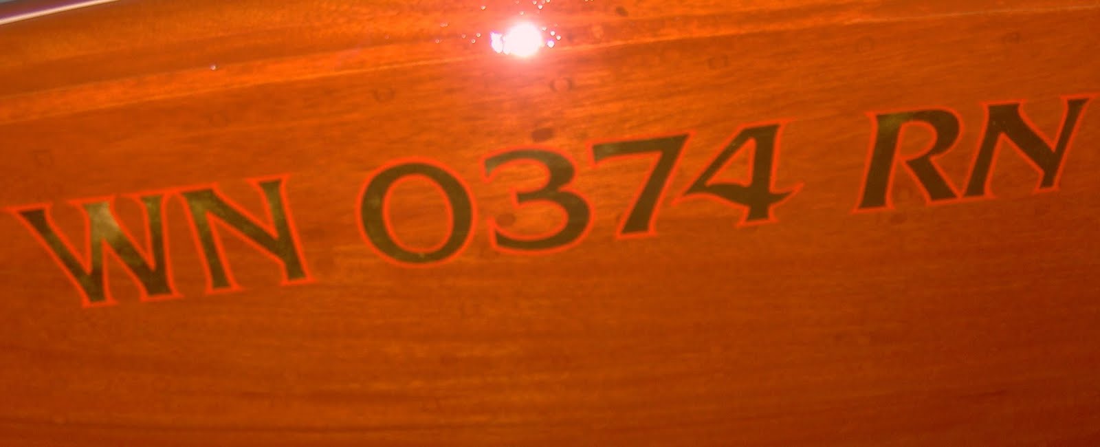 McCall Boat Works: JUSTICE GOLD LEAF LETTERING & Noel Weber