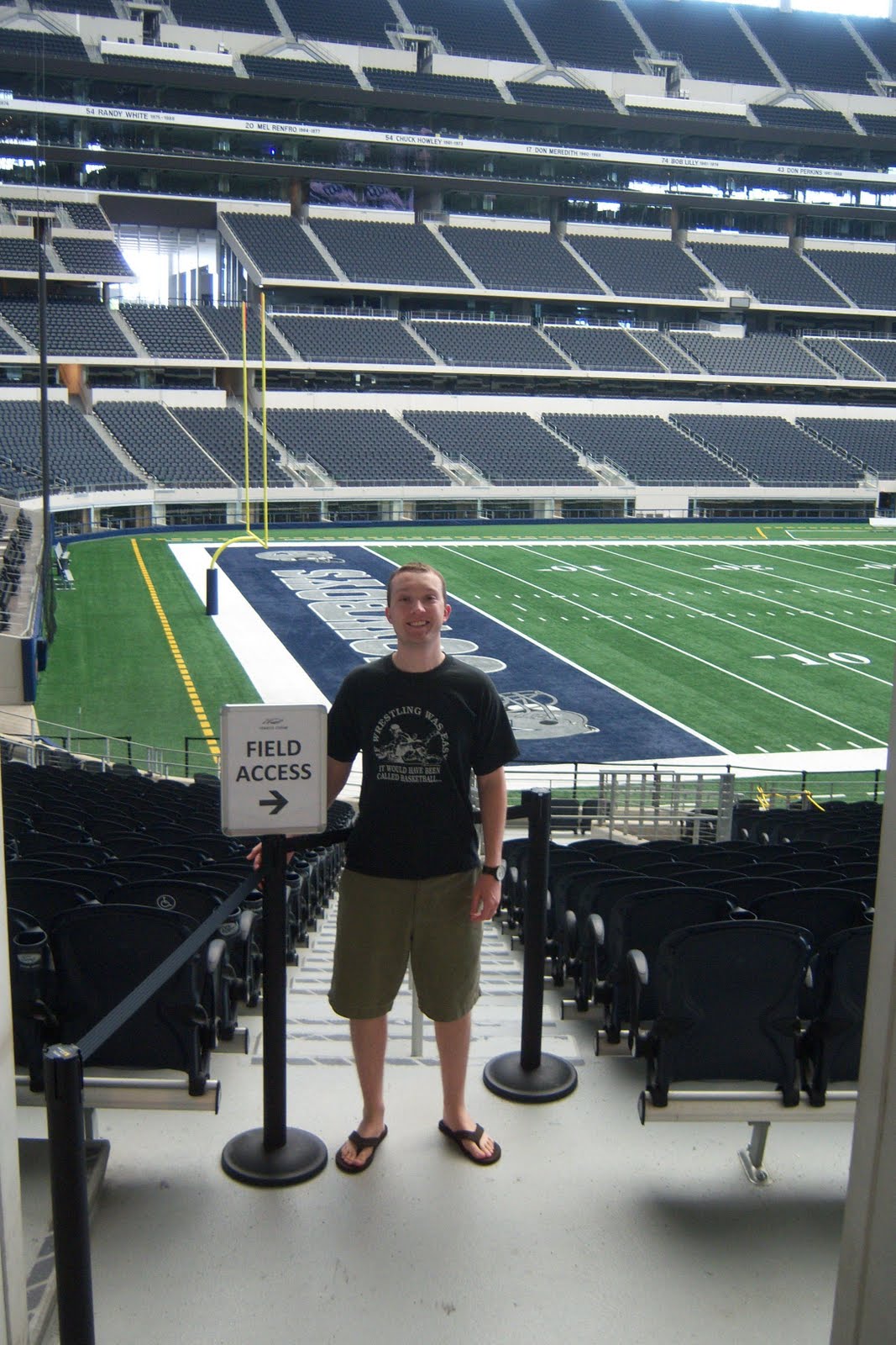 The view from the "all-you-can-eat" seats : Cowboys and Rangers