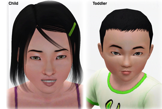 My Sims 3 Blog: Asian Faces - (Non-Default) by Lady Frontbum