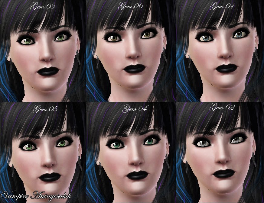 My Sims 3 Blog: Realistic Gems -6 sets of REALISTIC non-default eyes ...