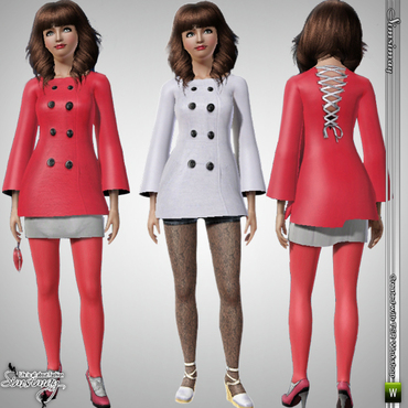 My Sims 3 Blog: Winter Coat as an Accessory by Simsimay
