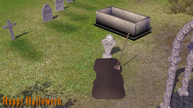My Sims 3 Blog: Sim-etery Complete - Build Your Own Cemetery by Syren