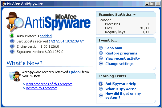 Mis Tareas: ¿QUE ES UN ANTISPYWARE? Mis Tareas: ¿QUE ES UN ANTISPYWARE?