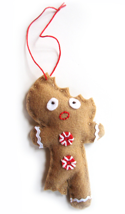 Felt Gingerbread Ornaments How About Orange Felt Gingerbread Ornaments How About Orange