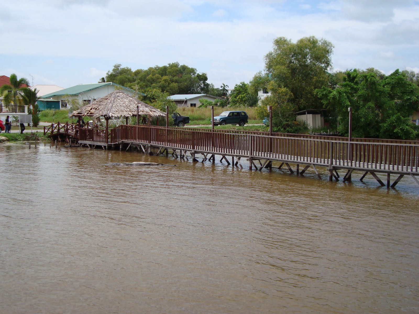 Brunei Share: Brunei Holidays : Fishing Spot at Teraban River