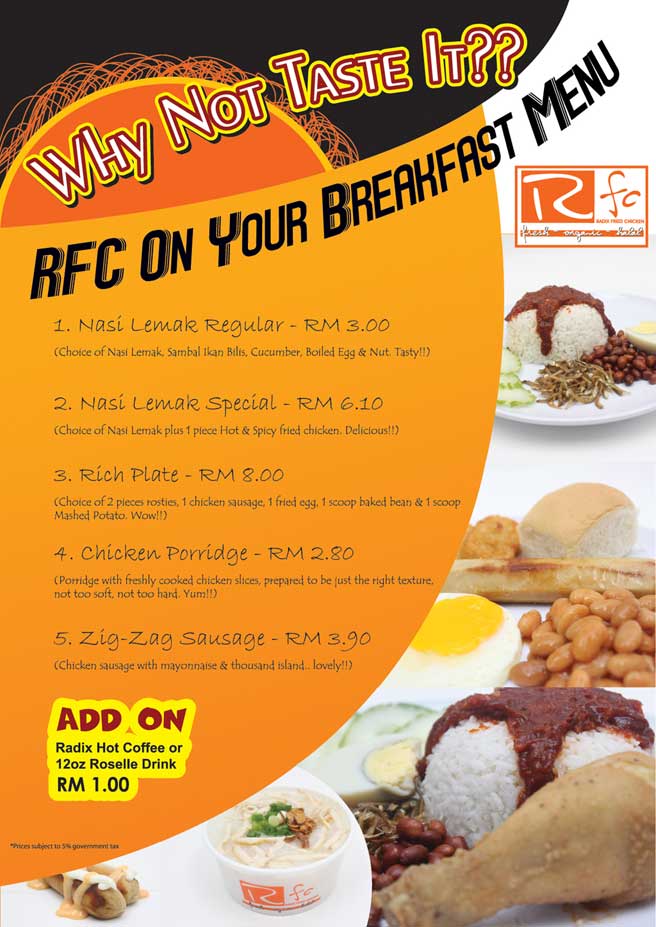 HPA - RADIX MAI SECAWAN!: RADIX FRIED CHICKEN ( RFC )