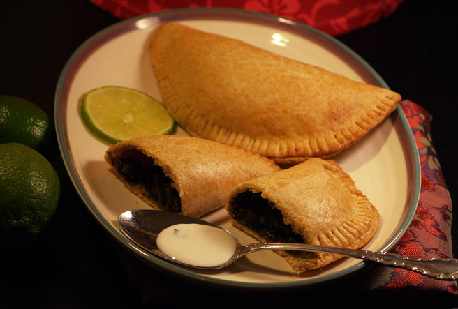 Aubergine, Sweet and Green: Empanada i piñata
