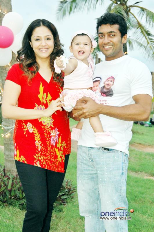 All about Indian cinema: Surya and Jyothika name their baby boy 'Dev'