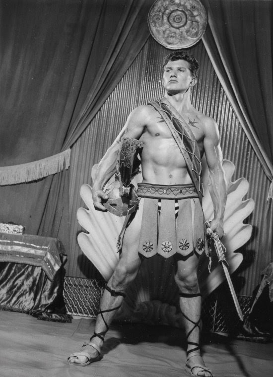 Male Models Vintage Beefcake Dennis Lavia By The Athletic Model Guild