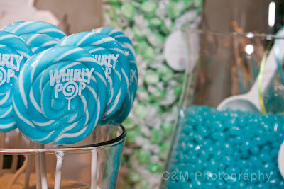 Jac o' lyn Murphy: Seaside Sweets~Blue & Green Candy Buffet