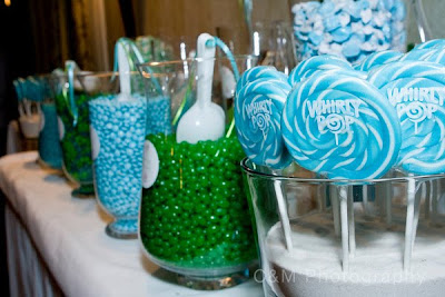 Jac o' lyn Murphy: Seaside Sweets~Blue & Green Candy Buffet
