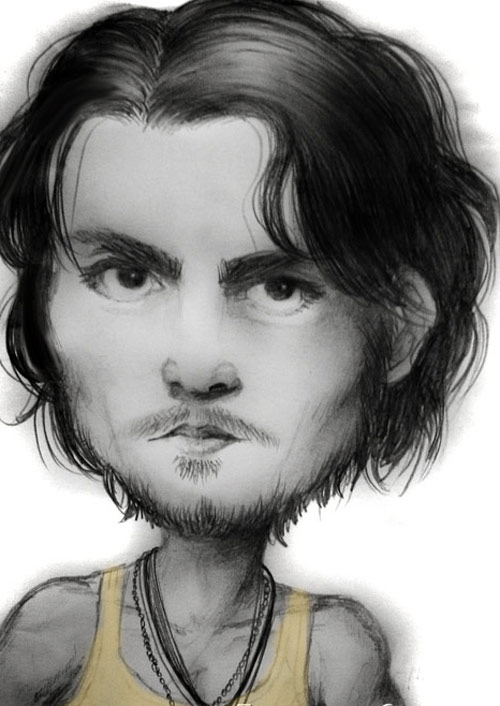 JOHNNY DEPP NAHH: Caricatura Johnny Depp
