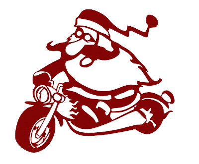 Wanda's Crafts.com: Santa on Motorcycle