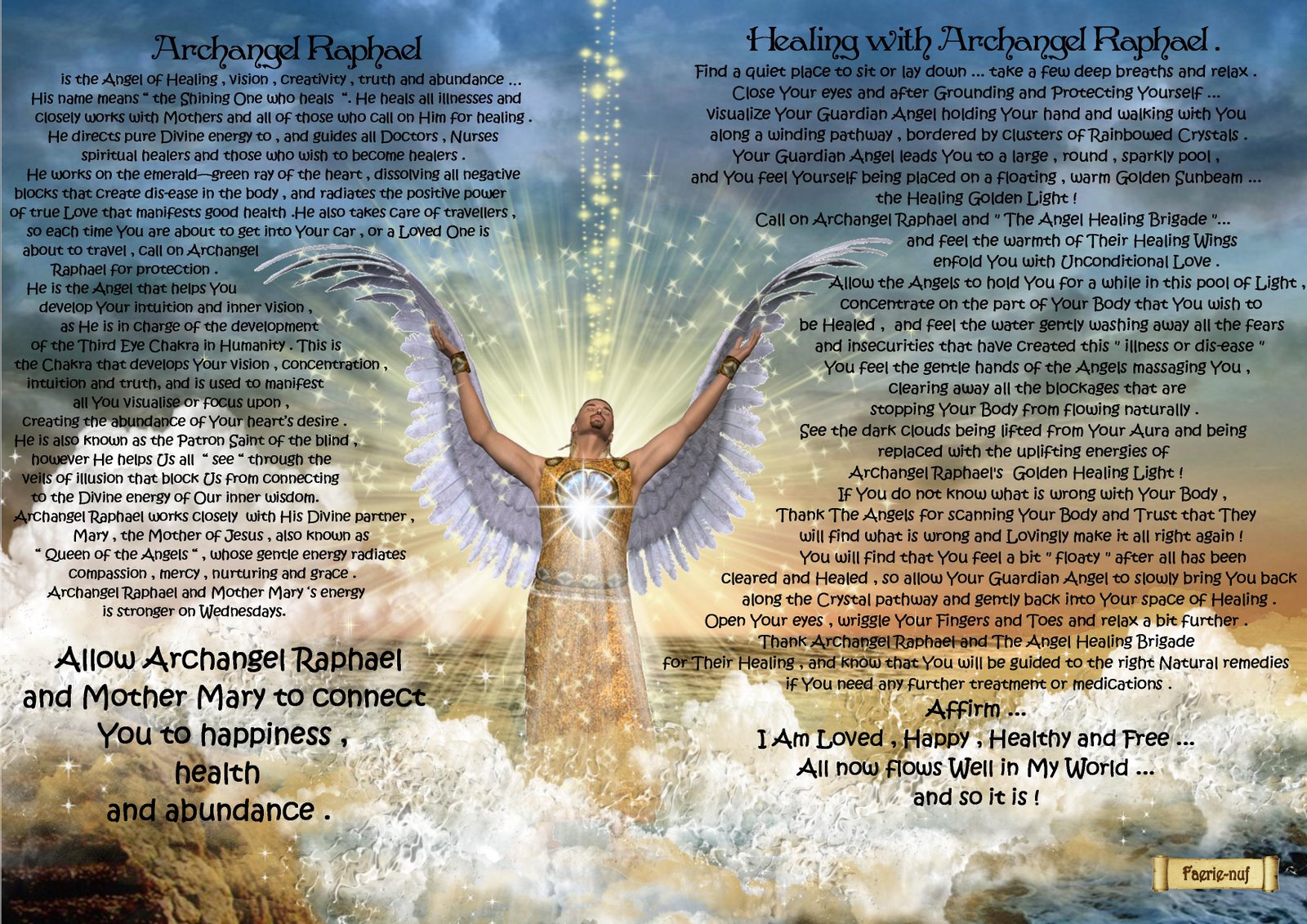 angel blessings: HEALING WITH ARCHANGEL RAPHAEL