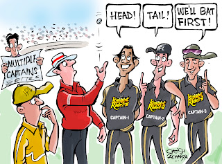 Indian Premier League Cartoons: IPL Funny Cartoons by Satish Acharya