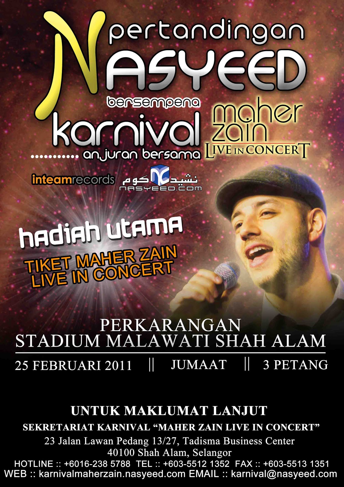 KARNIVAL "MAHER ZAIN LIVE IN CONCERT" ~ FitRah MukMinin