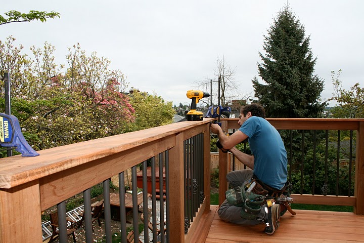 NW Contour: A stunning Tiger wood deck....just in time for summer