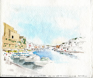 Paco Somoza Dibujos: menorca verano del 2009