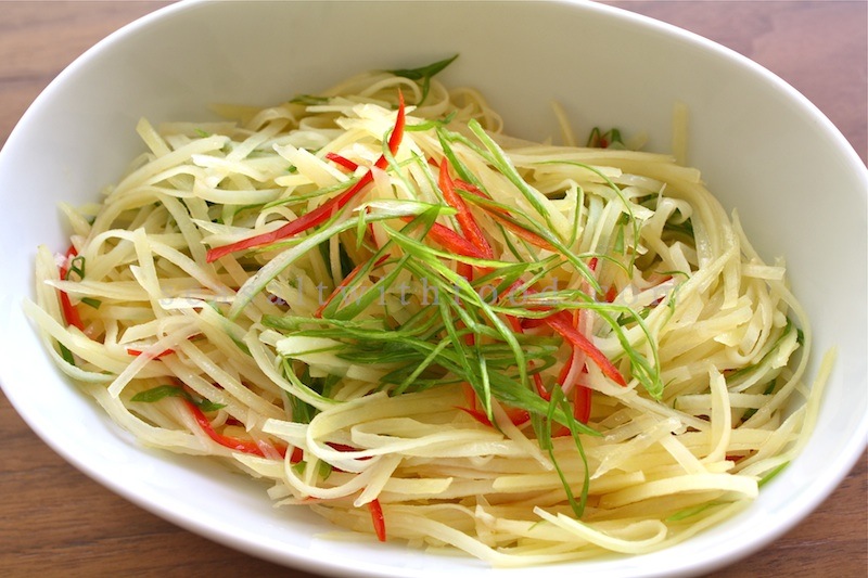 Potato Slivers With Vinegar-cu liu tu dou si