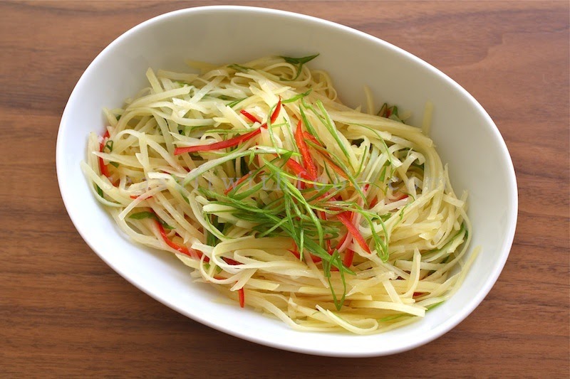 Potato Slivers With Vinegar-cu liu tu dou si