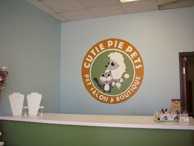Smile Custom Walls: Cutie Pie Pets Logo